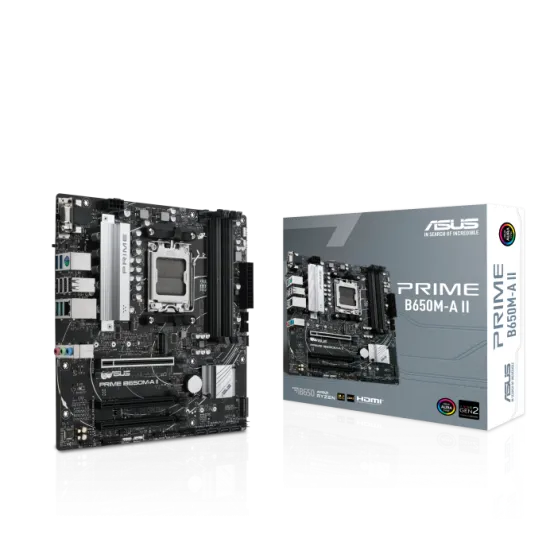 ASUS PRIME B650M-A II AM5 micro ATX Motherboard | AHW Store